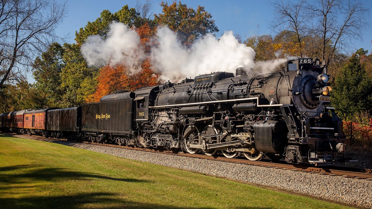 NKP 765 - Fall Colors Steam Special 2024 (4K) - YouTube