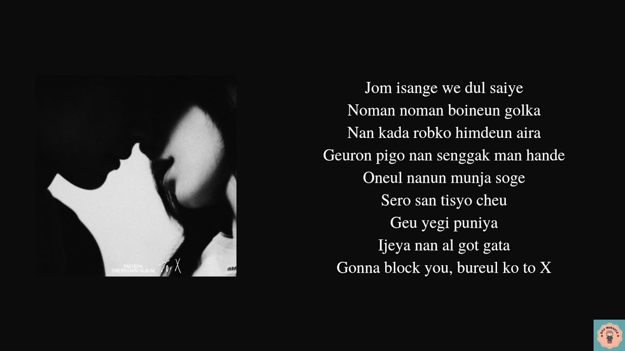 TAEYEON 'To.X' Lyrics || [Real Easy Lyrics] - YouTube