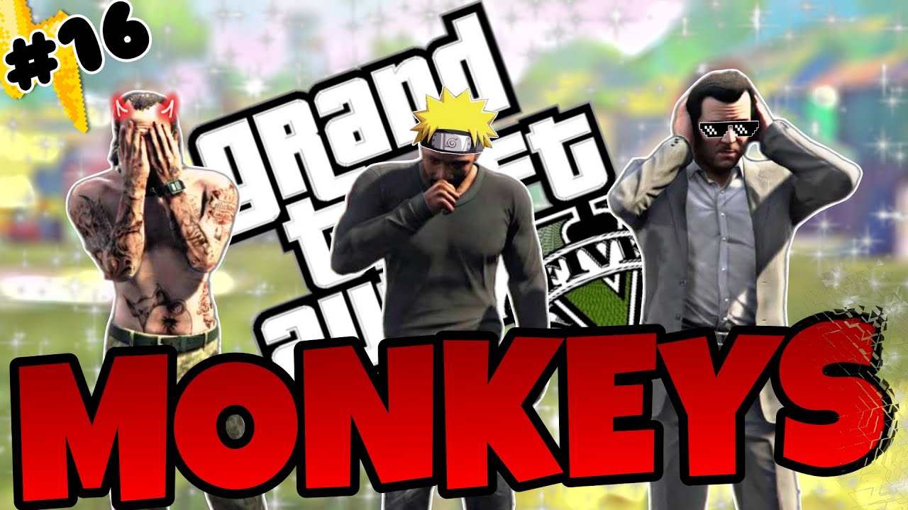 The Monkeys of Grand Theft Auto | GTA V - YouTube