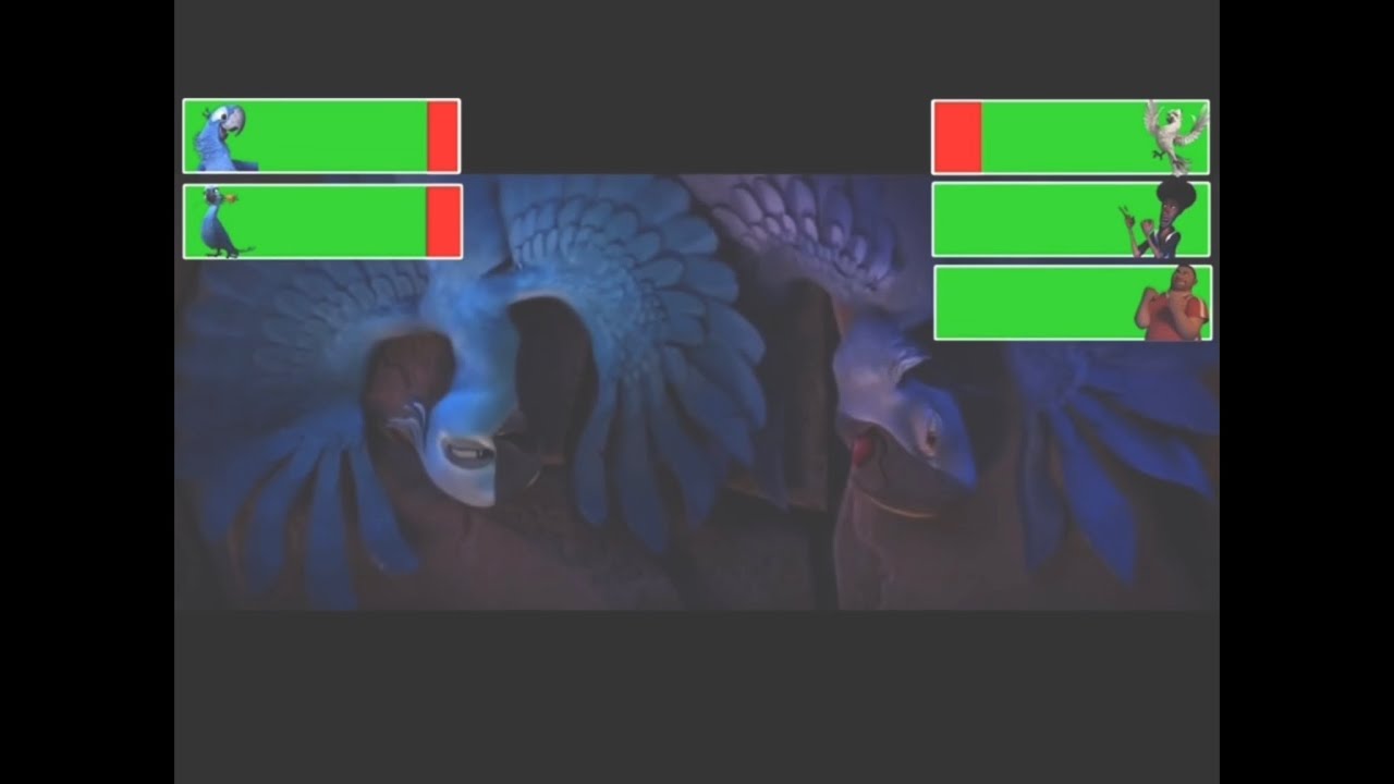 Rio (2011) City Chase with healthbars - YouTube