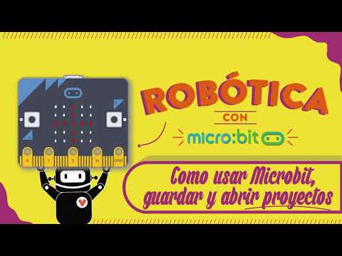 Como usar Microbit - Guardar y Abrir - YouTube
