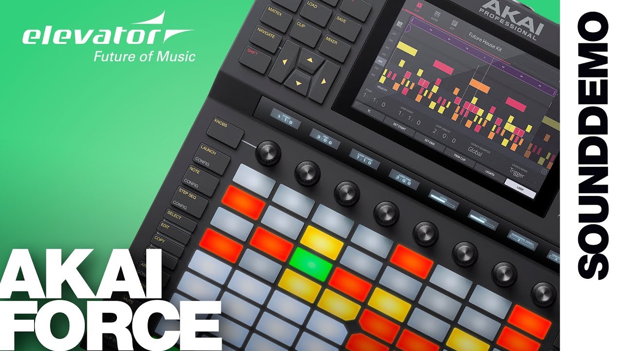 Akai Pro Force - Workstation - Sound Demo (no talking) - YouTube