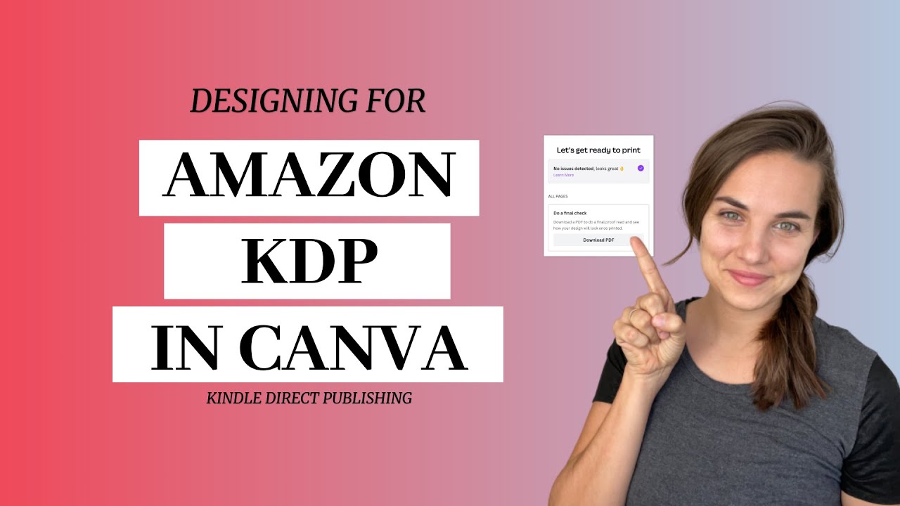 Designing a Composition Notebook for Amazon KDP in Canva - YouTube
