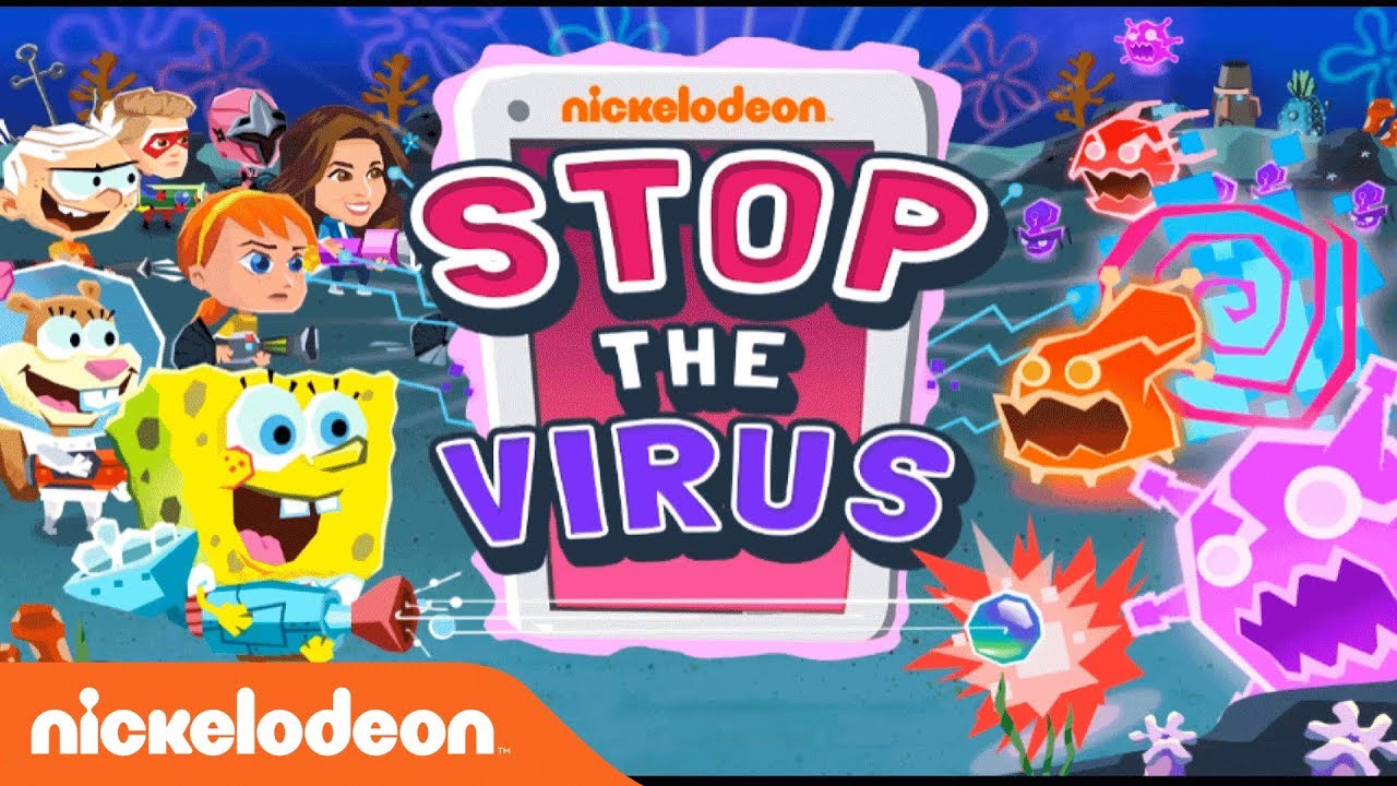 ‘Stop the Virus’ Gameplay w/ SpongeBob, Henry Danger & Lincoln Loud ...