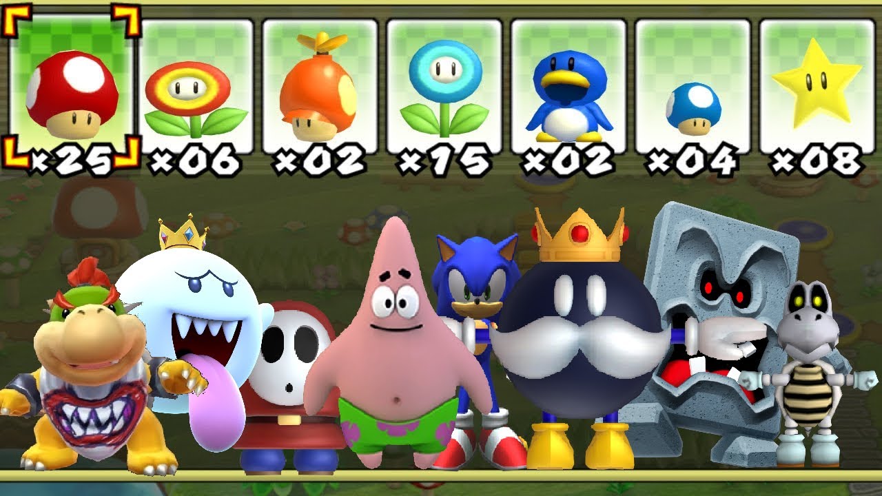 What happens when Different Characters uses Mario's Power-Ups? - YouTube