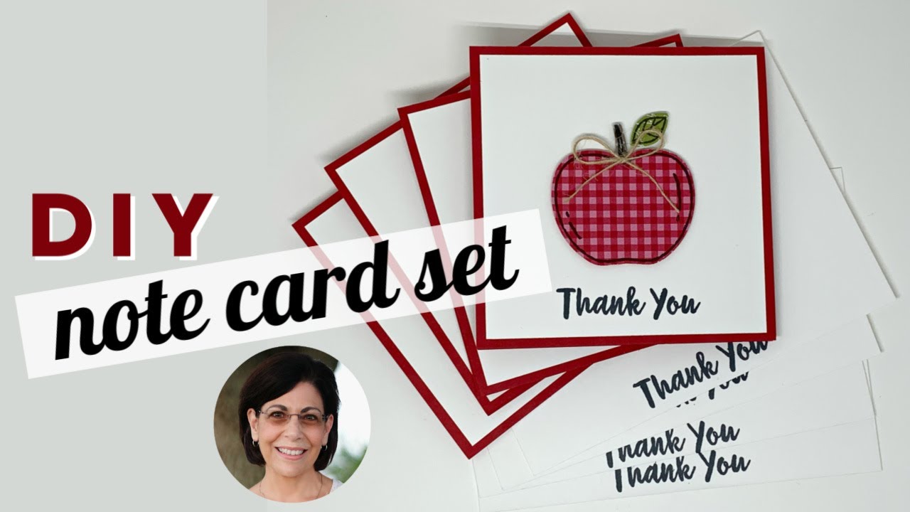 Cheerful Note Card Set You Can Make | Great Teacher Gift - YouTube
