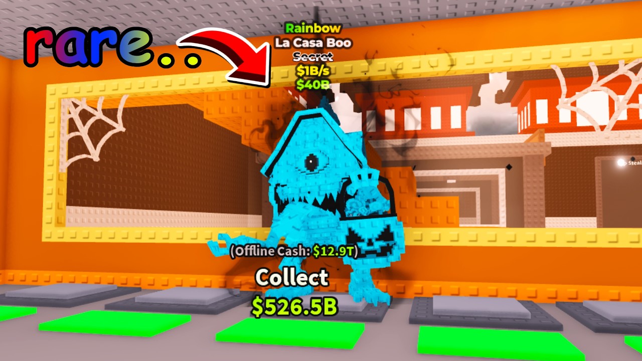I Got a 1B/S RAINBOW LA CASA BOO In Roblox Steal a Brainrot! - YouTube
