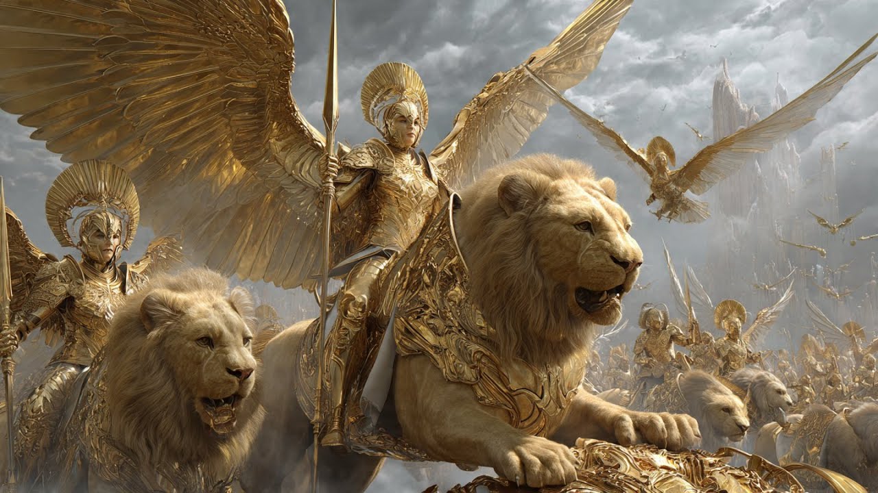The Clash Between the Divine Lion Army and the Alien Alliance - YouTube