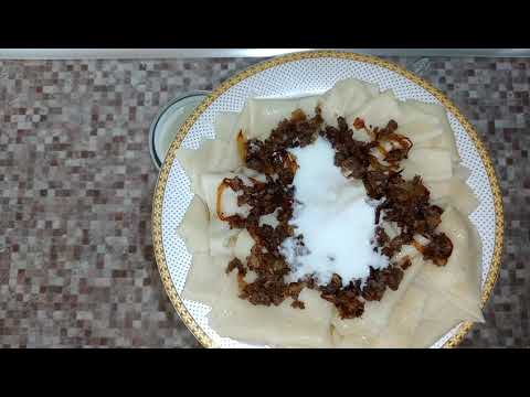 Xəngəl hazırlanması/ Preparation of khingal at home/ Aзербайджанский хангал
