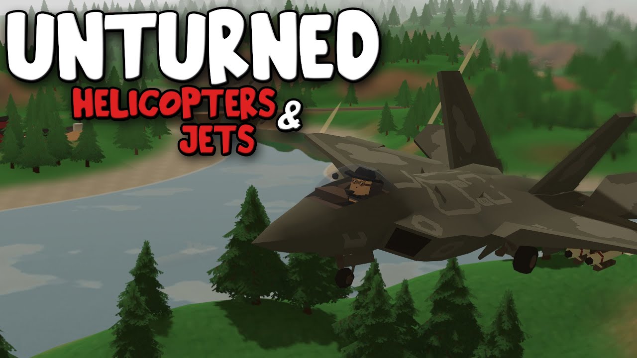 THESE NEW HELICOPTERS & JETS ARE AMAZING (Unturned) - YouTube