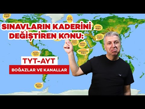 20) Boğazlar ve Kanallar | TYT - Coğrafya | Fatih GÖZÜAÇIK