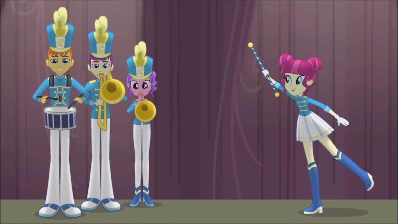 My Little Pony Equestria Girls - CHS Rally Song, but it gradually gets ...