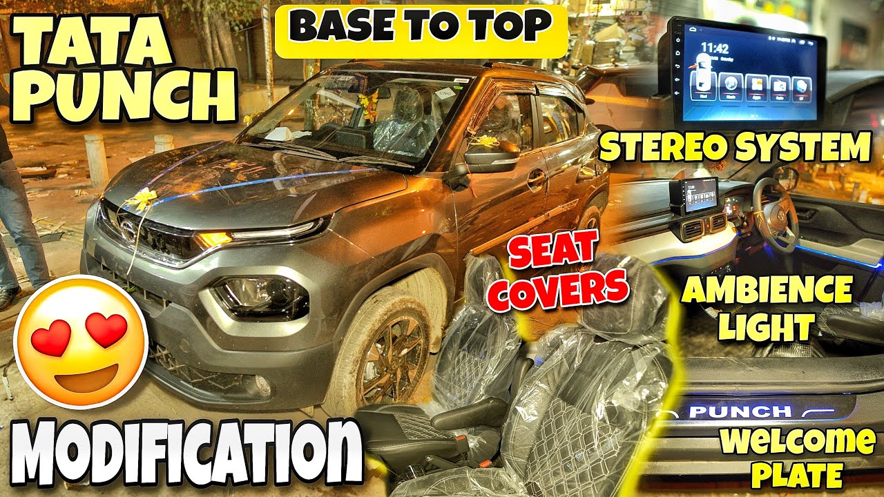 Tata Punch Base to Top Modification With Genuine Price Punch Modified ...