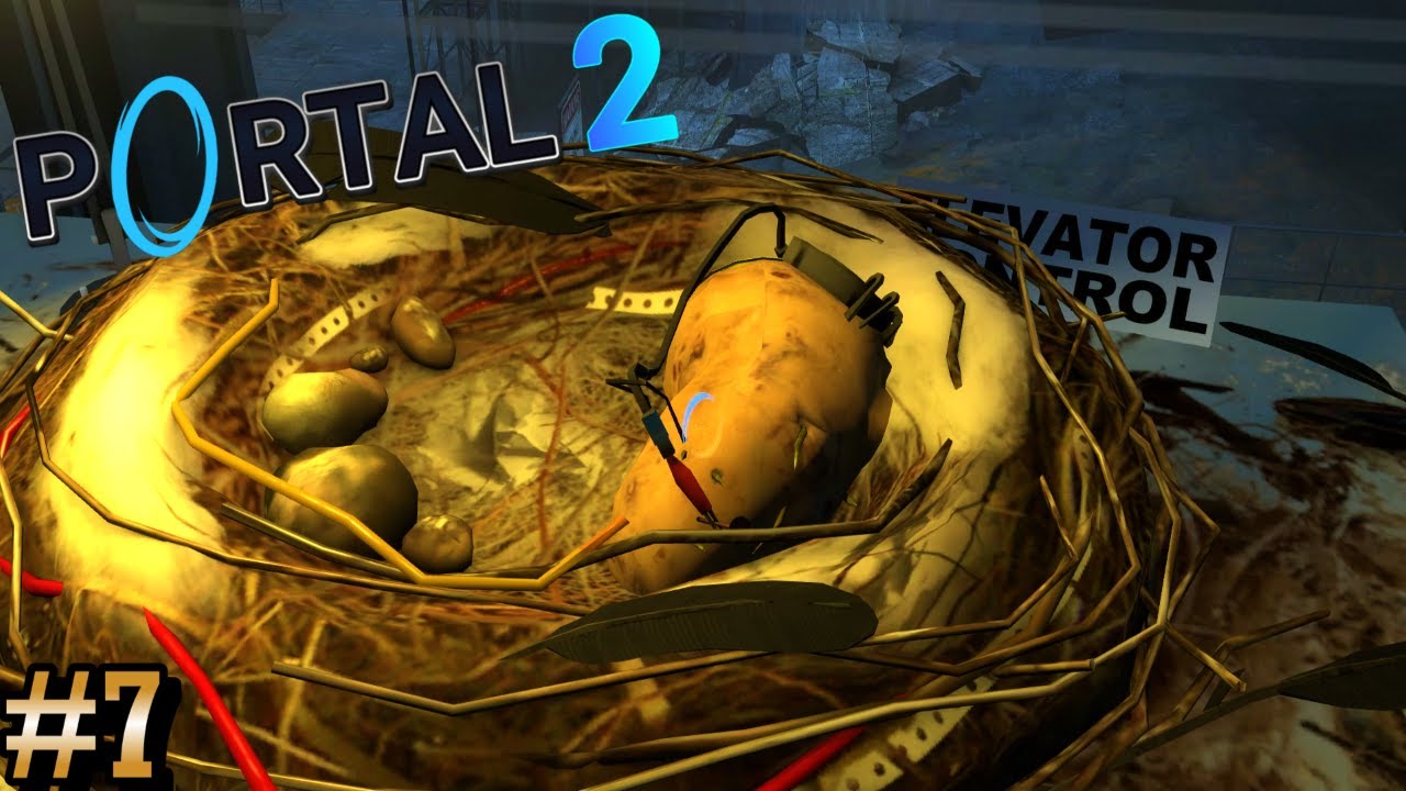 Portal 2 - Potato GLaDOS! The Fall Continued | Part 7 - YouTube