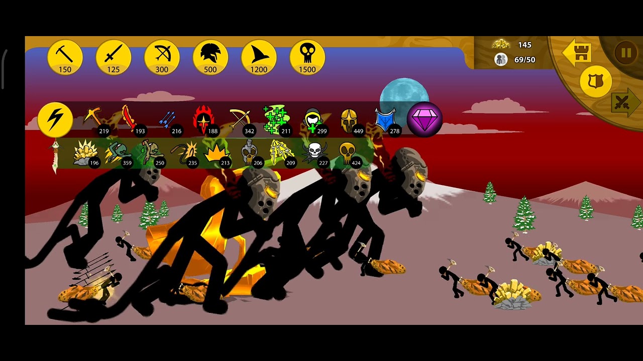 Stick war legacy crown of Inamorta (extreme crown) gameplay - YouTube