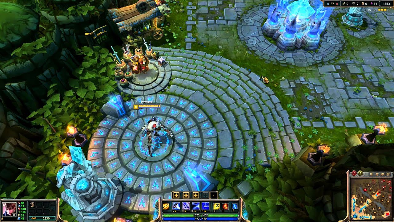 Skin Woad Scout Quinn, League of Legends - YouTube