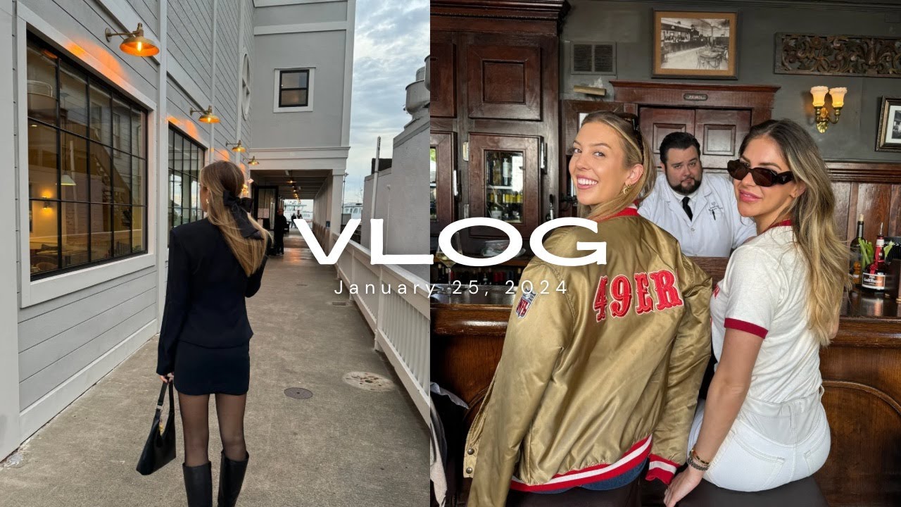 VLOG - Girls Night, Marina Run Club, Niner Game. | Lauren Wickham - YouTube