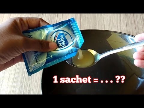 1 SACHET SUSU KENTAL MANIS BERAPA SENDOK MAKAN????