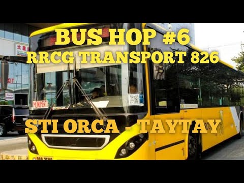 BUS HOP #6: STI ORCA - TAYTAY | RRCG TRANSPORT 826 - YouTube