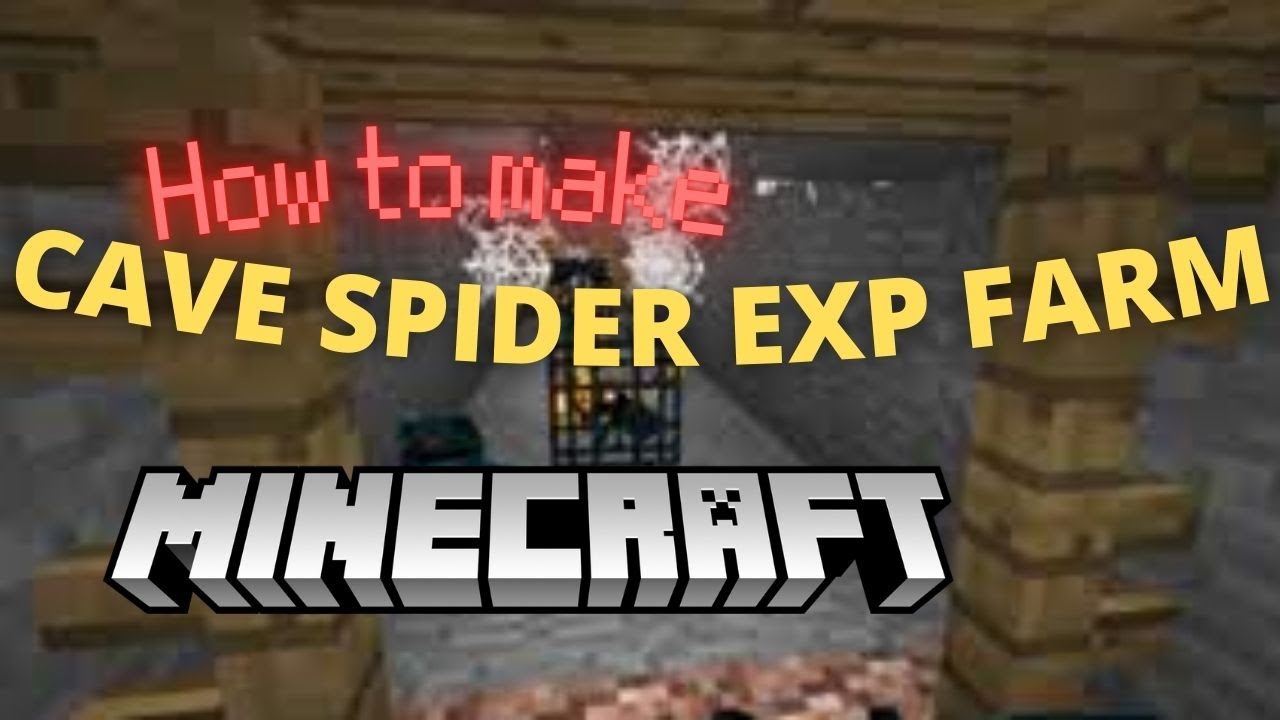 How to make Cave Spider Exp farm (easy) - YouTube
