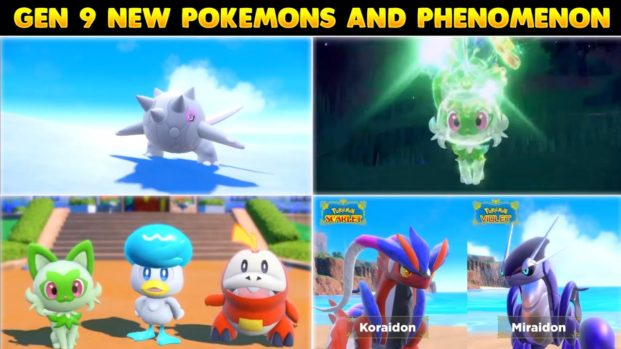 Generation 9 New Pokemons And New Phenomenon Officially Revealed | Full ...