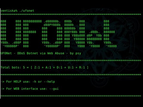 HOW TO MAKE A BOTNET WITH UFONET - YouTube