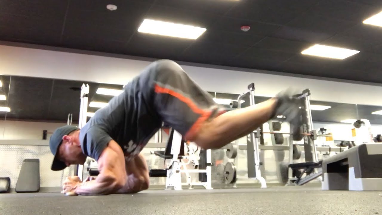 Elevated Elbow Plank Hops - YouTube