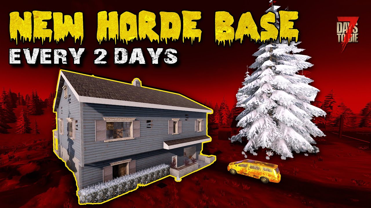 The Huenink Residence VS Day 30 Horde (in the SNOW) - 7 Days To Die ...