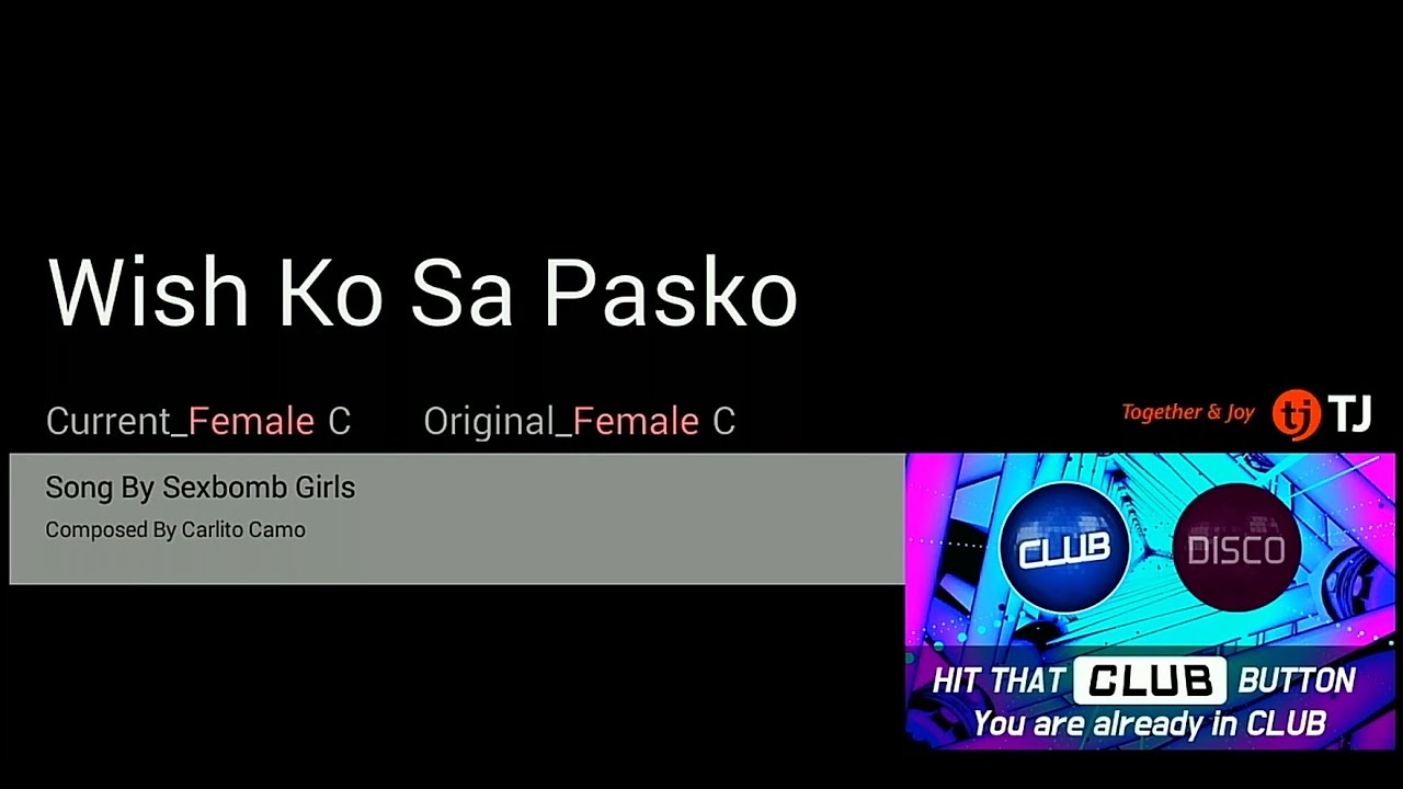 Wish Ko Sa Pasko | Sexbomb Girls | Karaoke | HD - YouTube