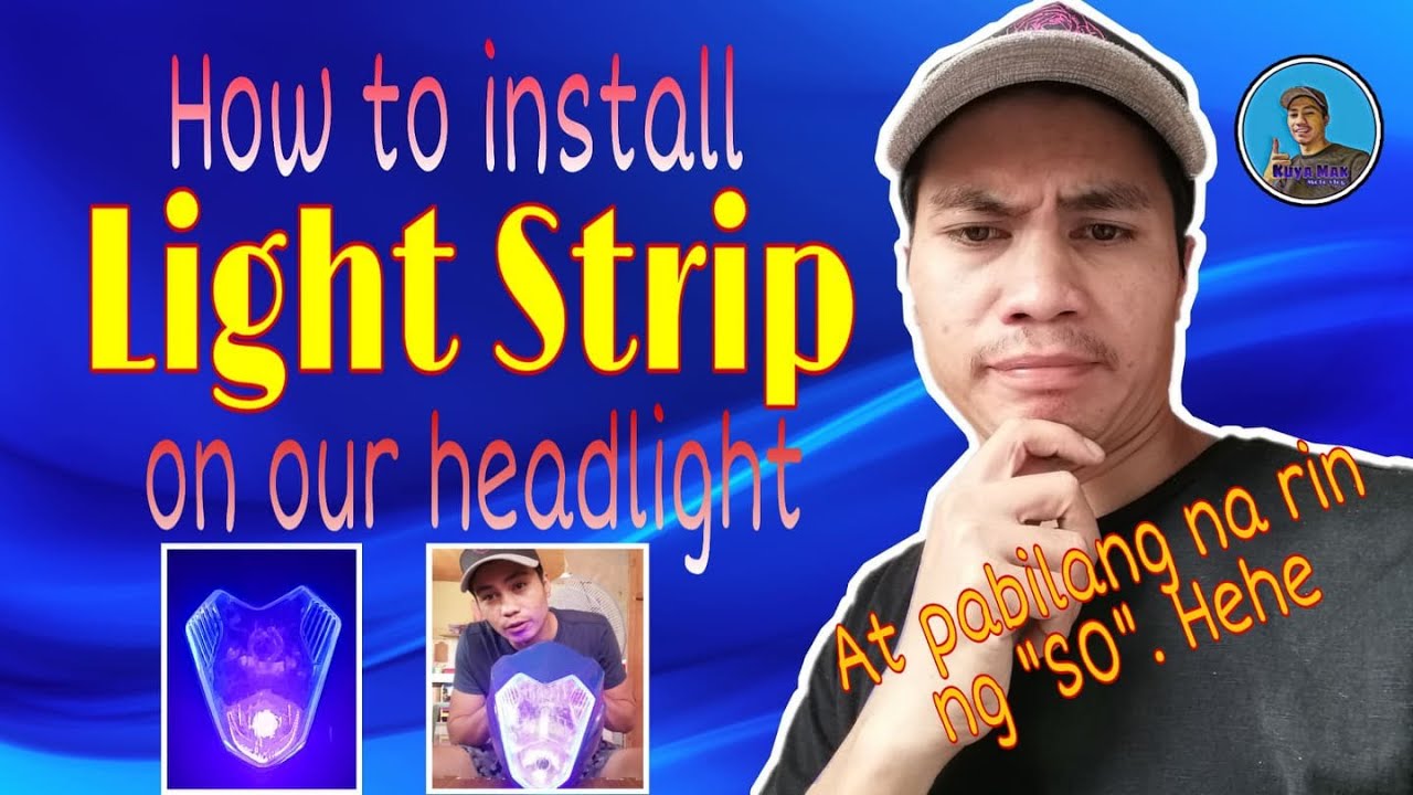 LED LIGHT STRIP INSTALLATION. RAIDER GEN 1 HEADLIGHT - YouTube