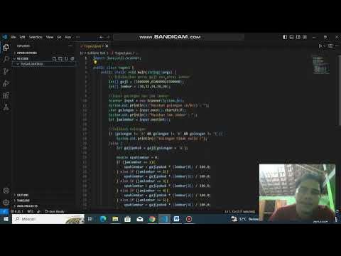 TUGAS 3 ALGORITMA DAN PEMPROGRAMAN - YouTube
