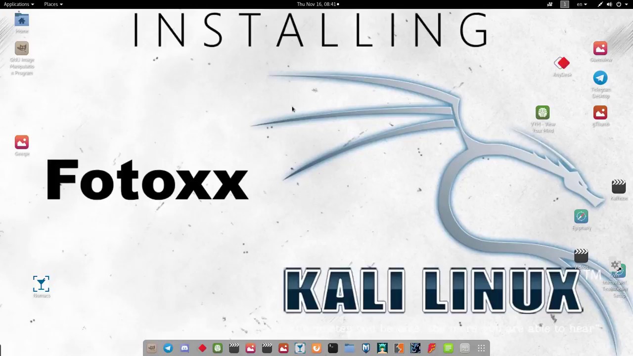 How to install Fotoxx on Kali Linux - image manipulation program - YouTube