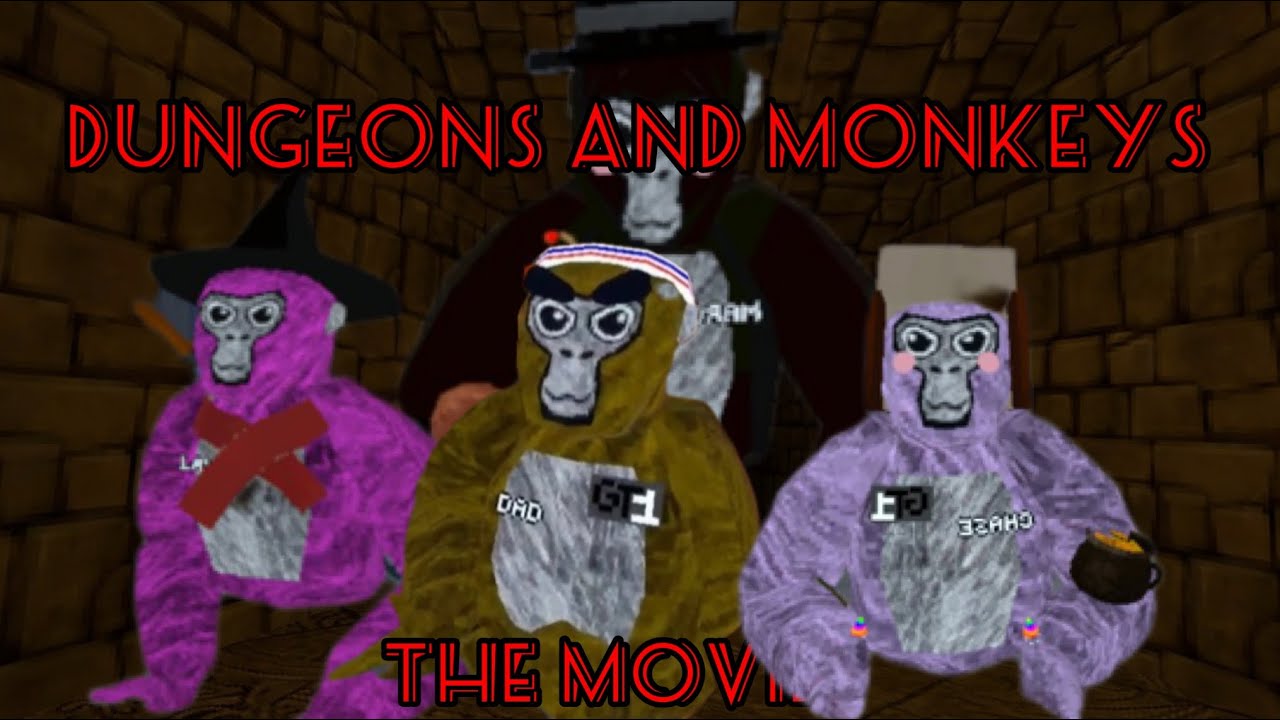 Dungeons and Monkeys (A Gorilla Tag/ Dungeons and Dragons Movie) - YouTube