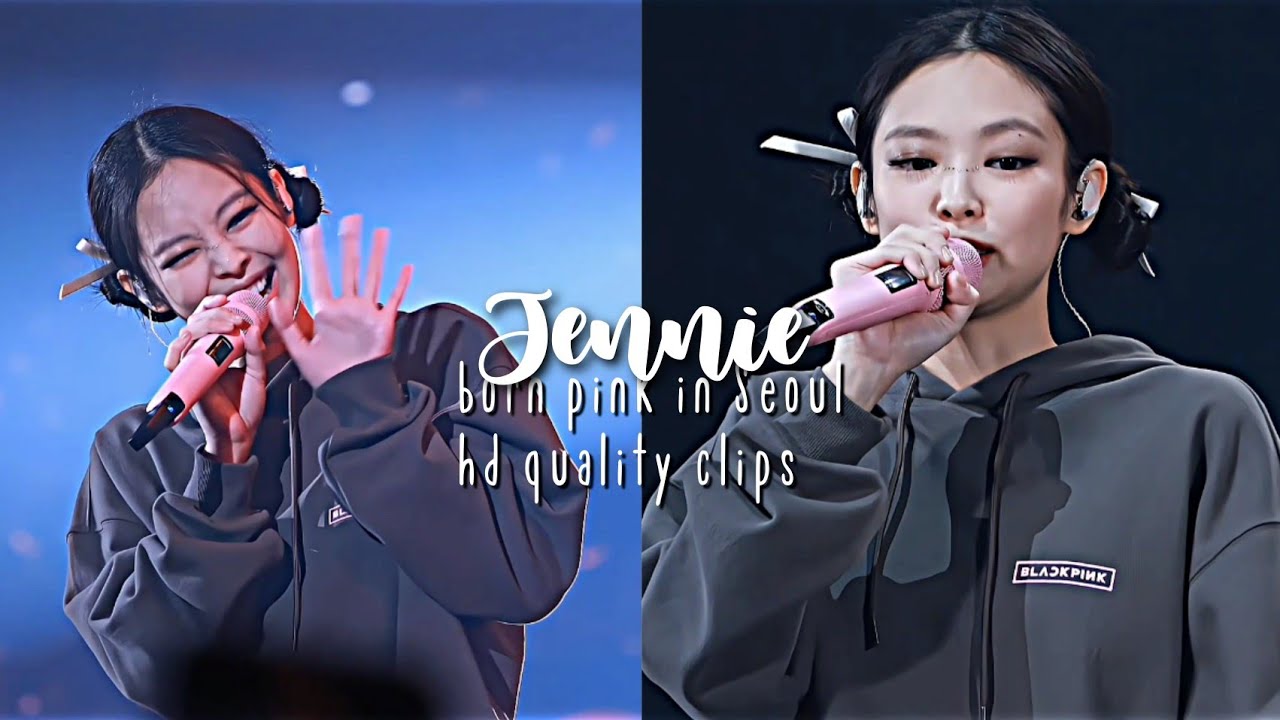 Blackpink JENNİE fancam born pink in Seoul STAY clips hd quality 4k ...