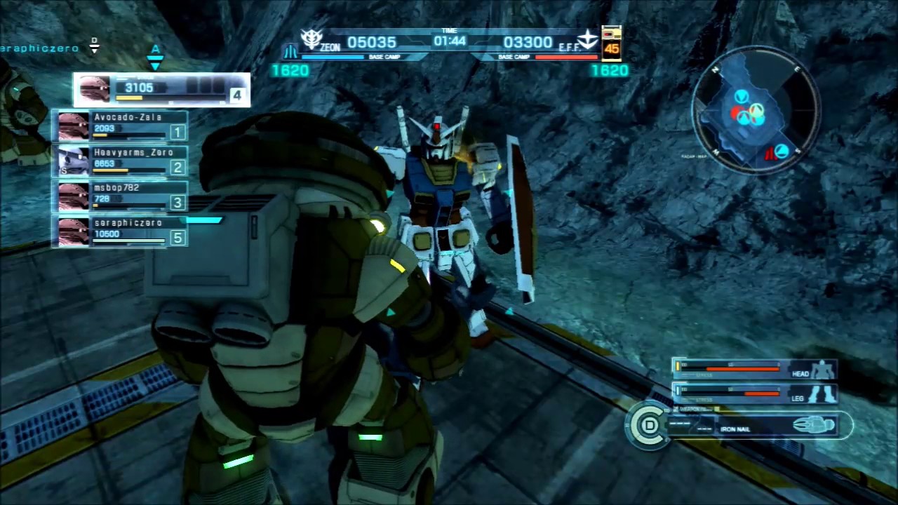 Gundam Battle Operation: In Which Rob Is Acguy Pilot Akahana - YouTube