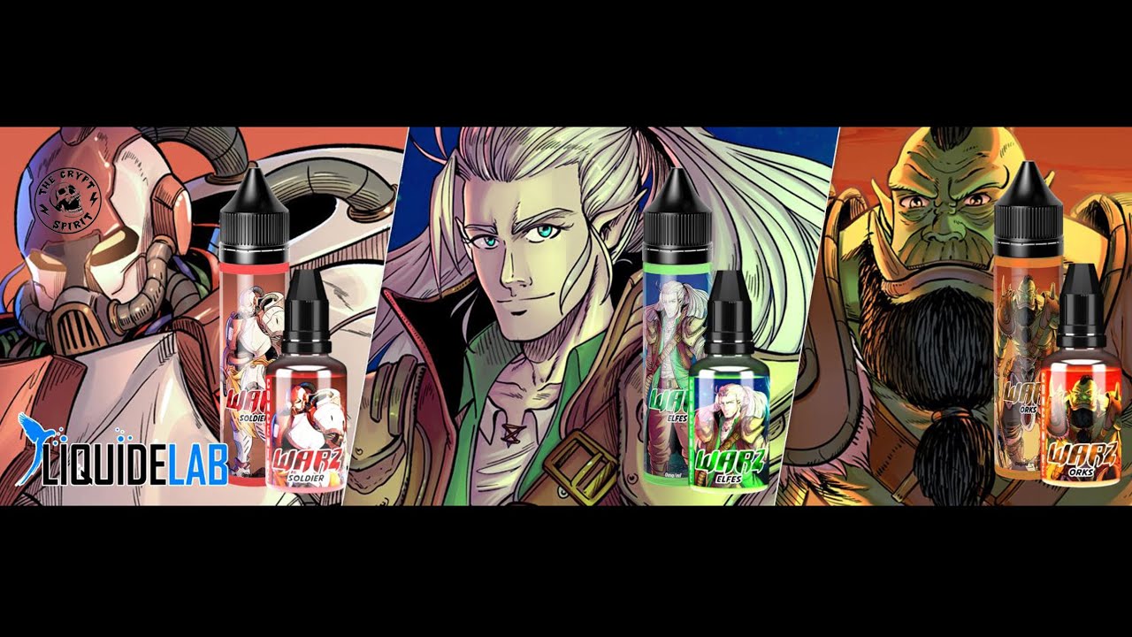 WARZ juice gamme LIQUIDE LAB - YouTube