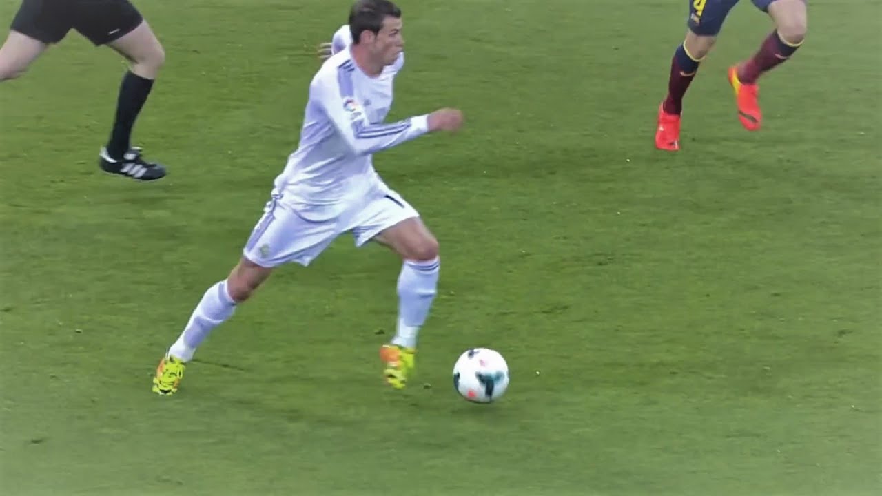 Gareth Bale running is unattainable for Barcelona players in the 13/14 ...