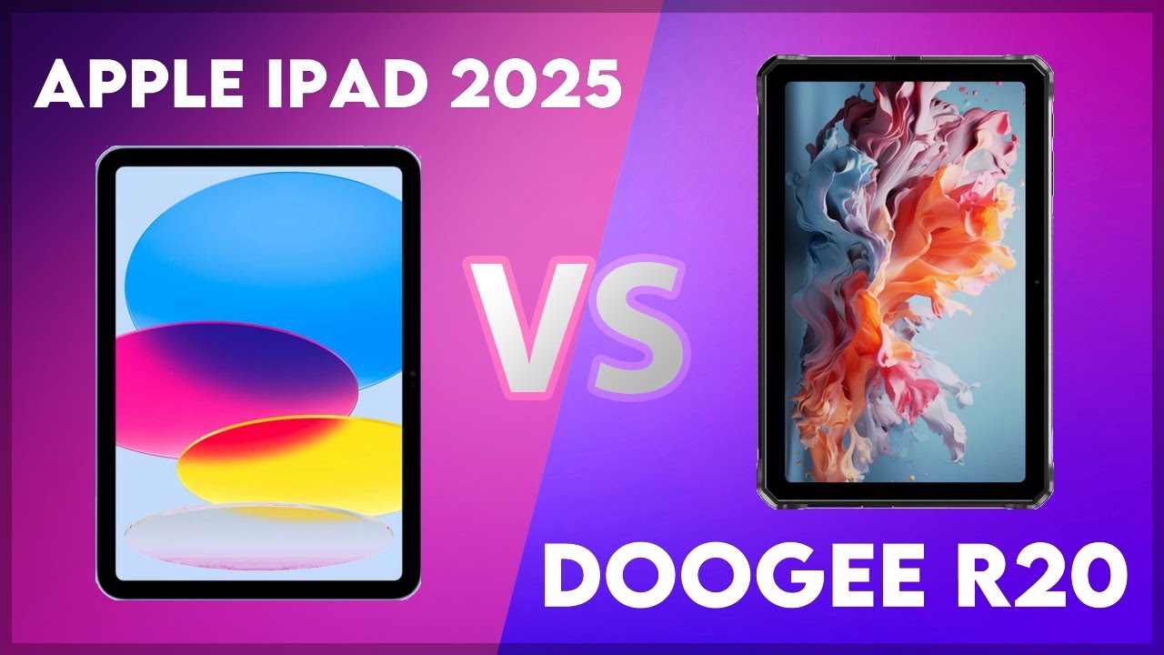 Apple iPad 2025 vs Doogee R20 Comparison - YouTube