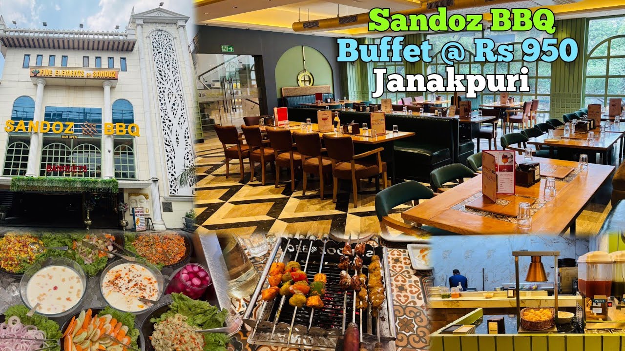 Sandoz BBQ Buffet - Janakpuri,Delhi - YouTube