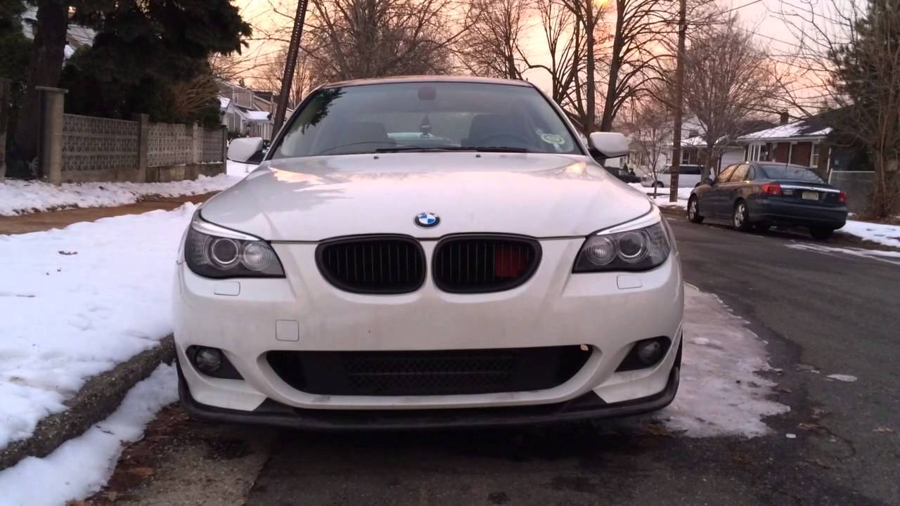 BMW E60 LCI HID vs LED for Angel Eyes - YouTube