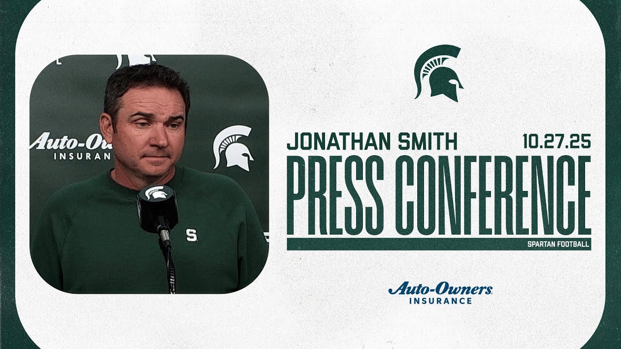 Jonathan Smith | Football Press Conference | October 27, 2025 - YouTube