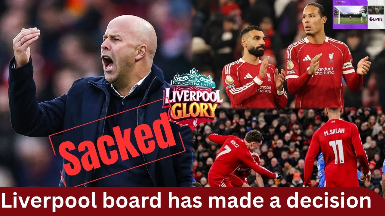 LIVERPOOL BOARD SET FOR SHOCK DECISION AS ARNE SLOT FACES POSSIBLE ...