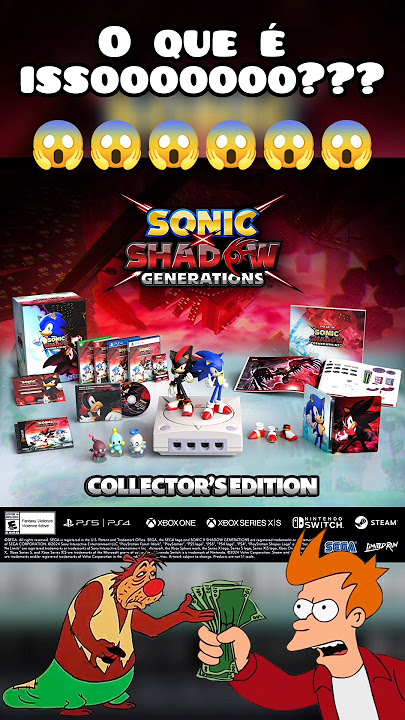 SONIC X SHADOW GENERATIONS Collector's Edition (PS4) – Limited Run