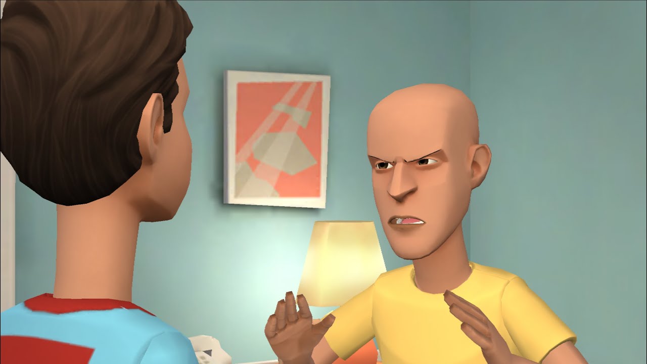 Caillou Gives Jim a Punishment Day/Grounded/Banished - YouTube