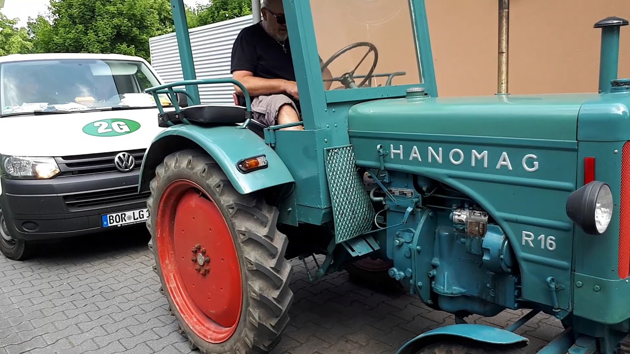 Hanomag r16 bei McDonald's - YouTube