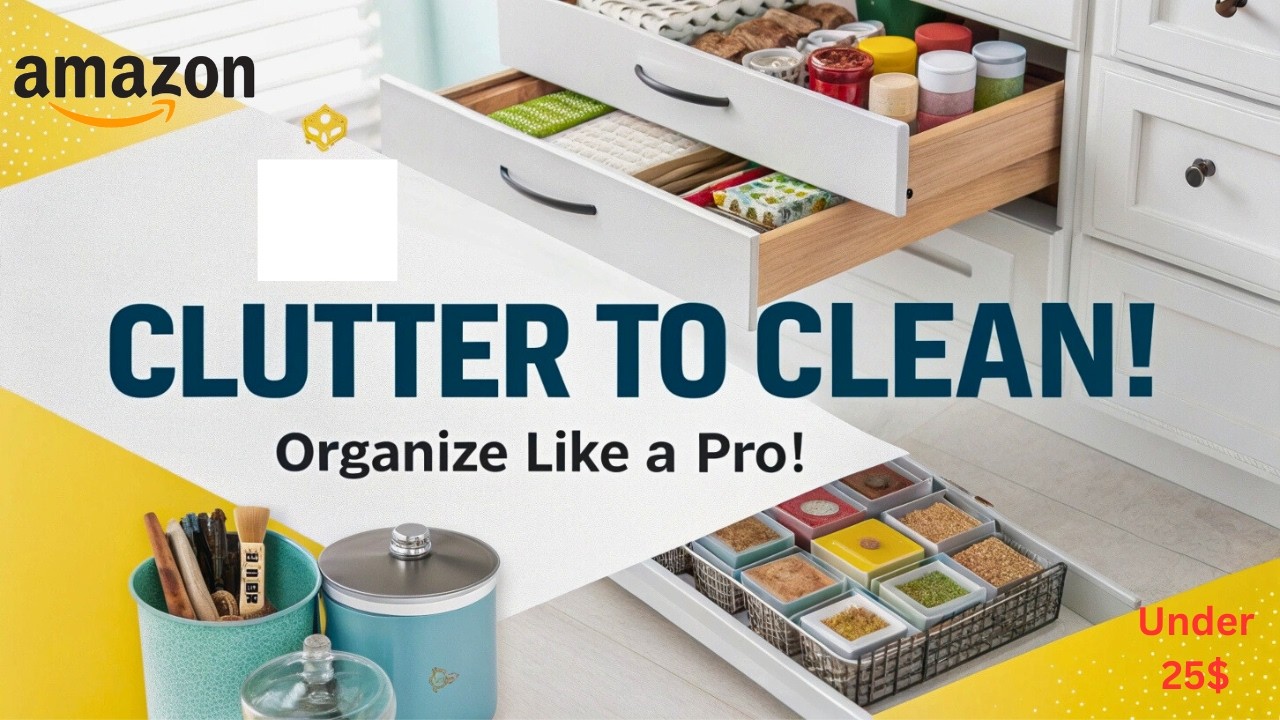 Amazon Home Organization Hacks You Won't Believe Are Under $25! pt1 ...