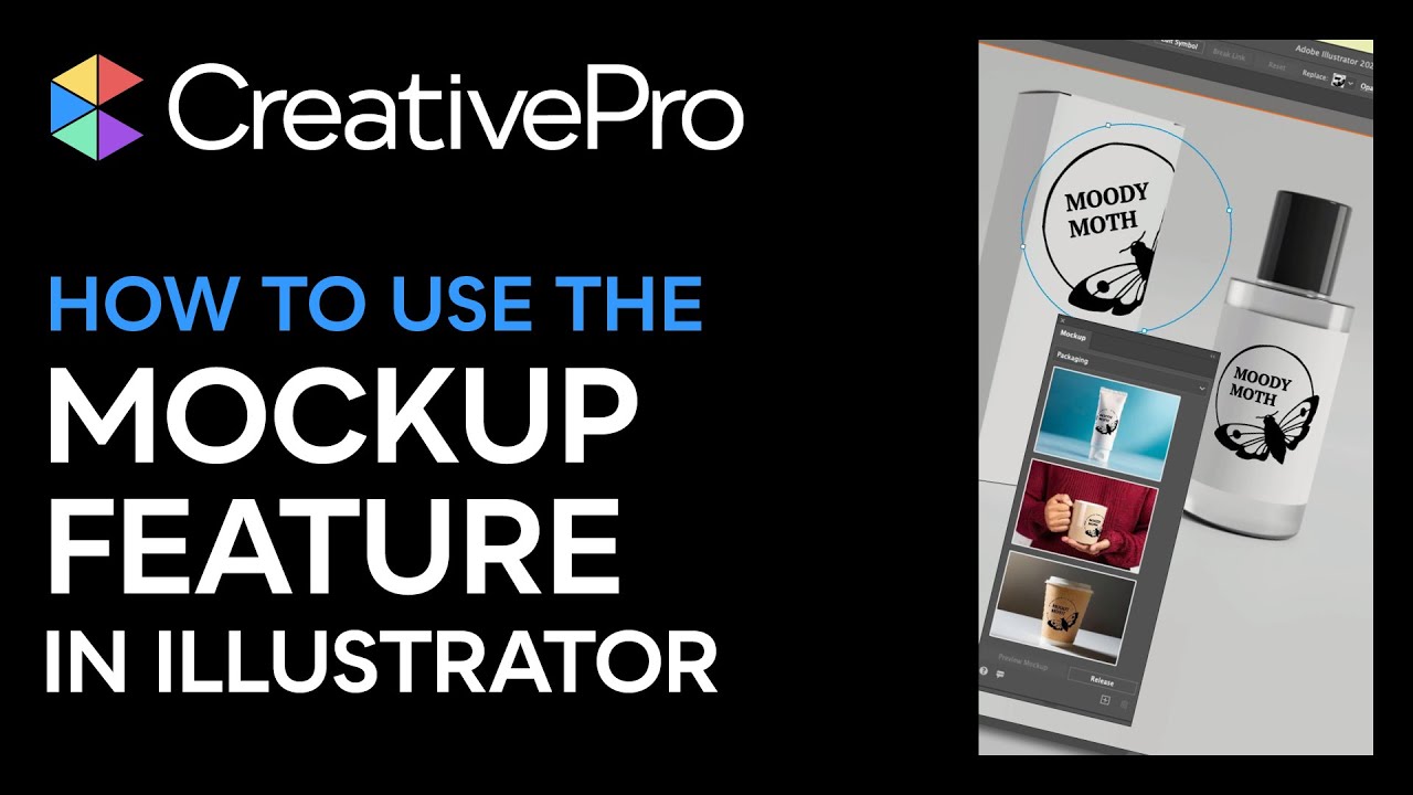 Illustrator: How to Use the Mockup Feature (Video Tutorial) - YouTube