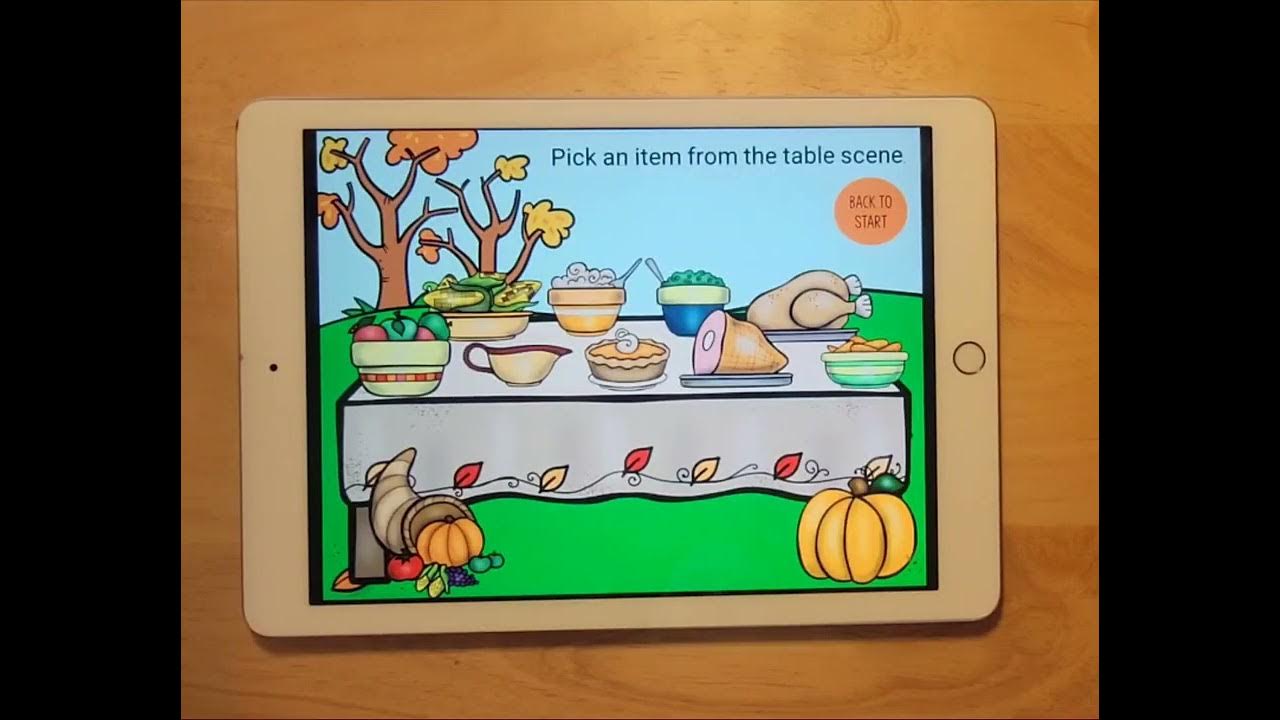 Thanksgiving Feast Gross Motor Game - YouTube