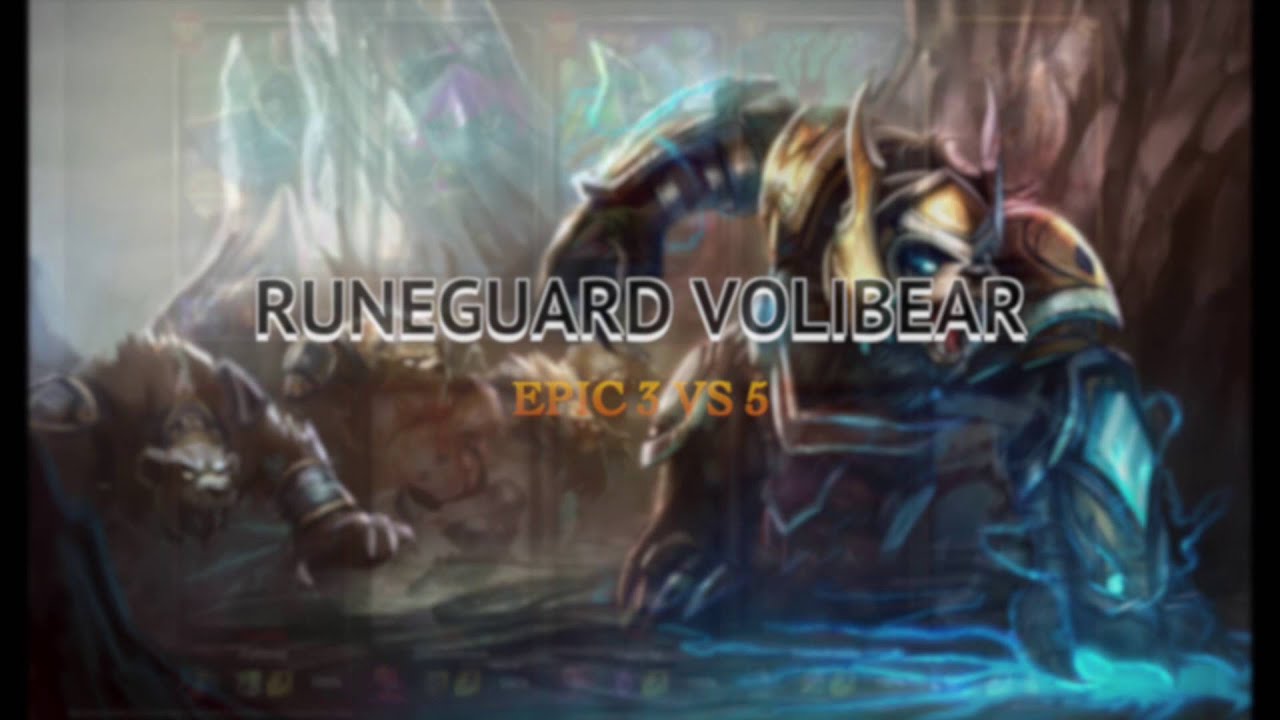 RUNEGUARD VOLI - EPIC 3 VS 5 - YouTube
