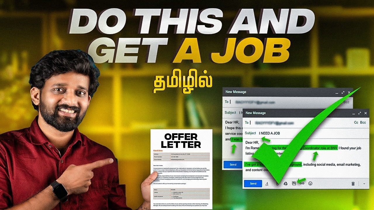 How To Write A Job Application Mail To HR - YouTube